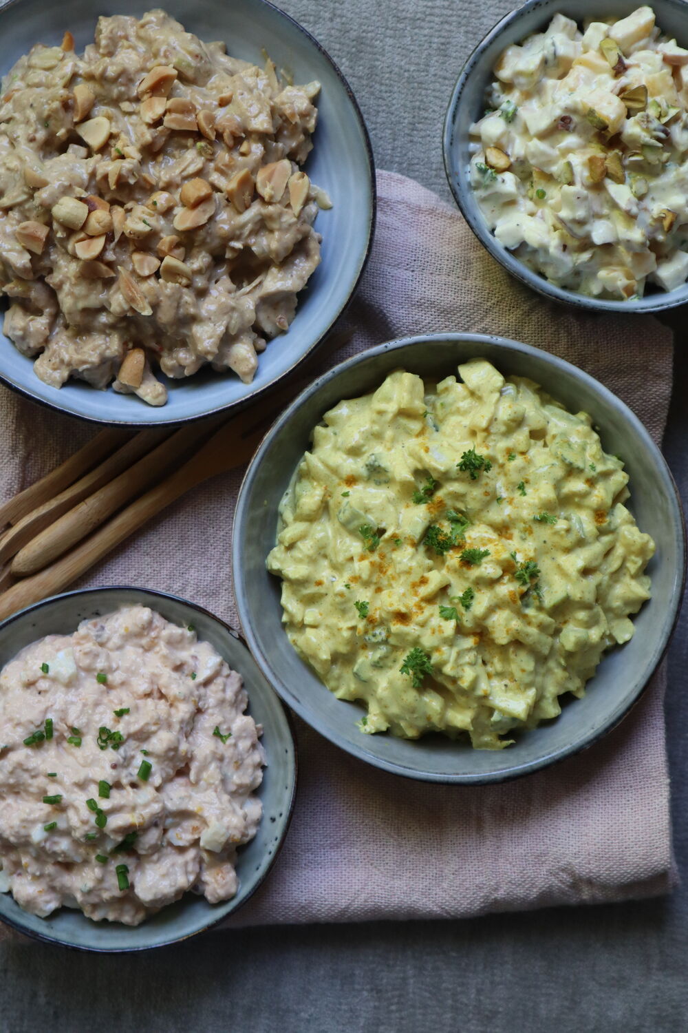 Kip – Saté salade - Zonder pakjes en zakjes