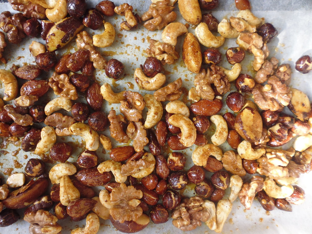 Gekaramelisseerde nootjes!