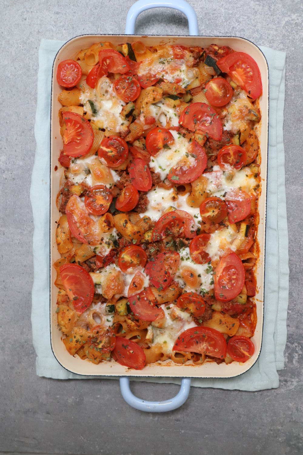 Ovenpasta Tomaat – Mozzarella Maaltijdmix #zonder pakjes en zakjes!